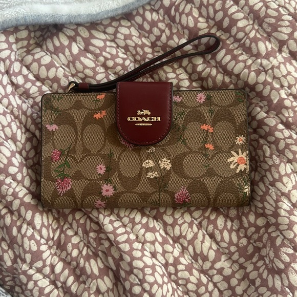 Coach | Bags | Floral Coach Wallet | Poshmark